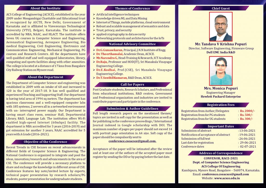 National Conference Brochure new page 0002 ACSCE National Conference Brochure new page 0002 ACSCE