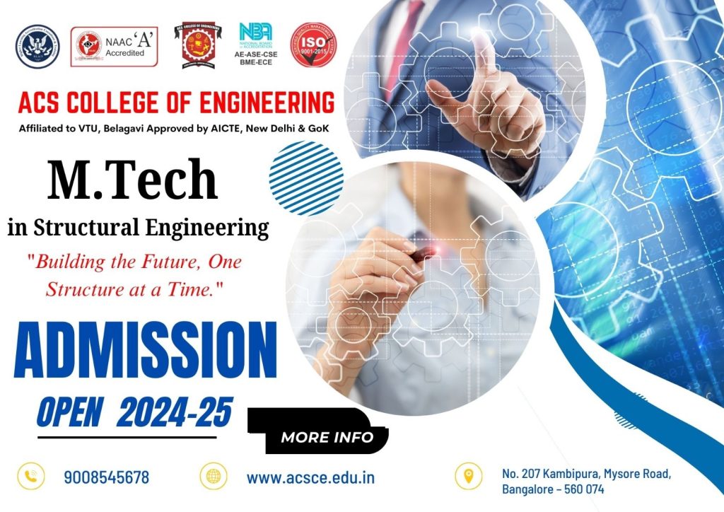 M.Tech in Structural Engineering - ACSCE